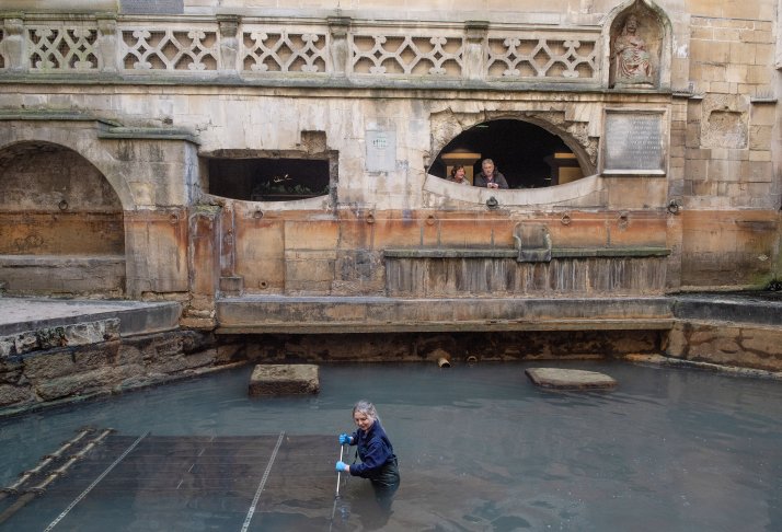 Discover how we drain and clean the Great Bath | Roman Baths